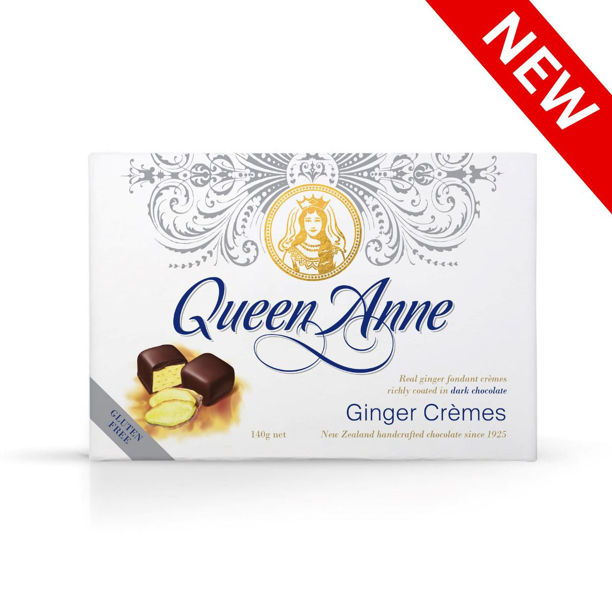 Dark Chocolate Ginger Cremes 140g — Queen Anne Chocolates