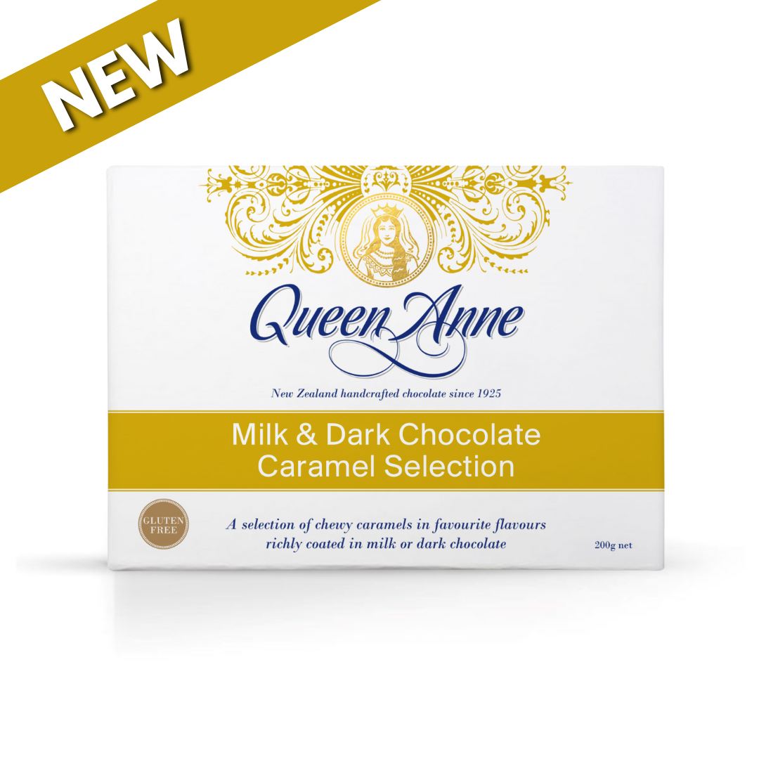 Milk & Dark Chocolate Caramel Selection 200g — Queen Anne Chocolates